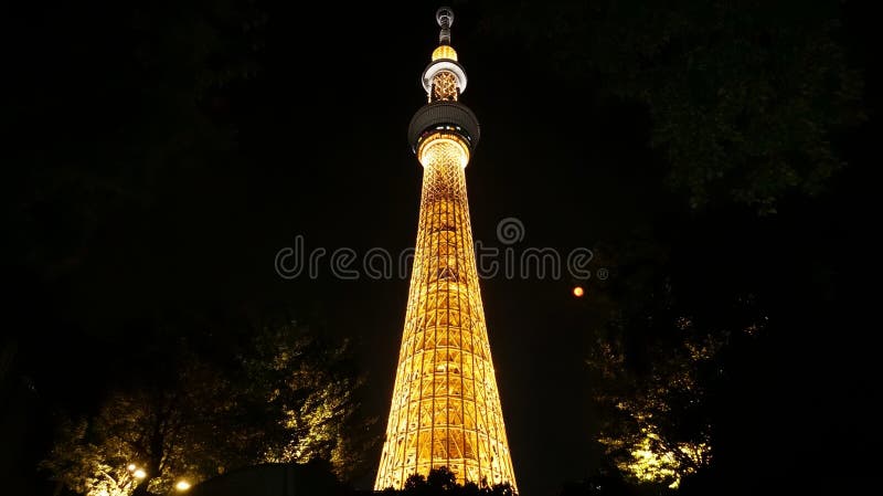Tokyo Skytree Tower, Tokyo, Japan. the Tallest Structure in Japan ...
