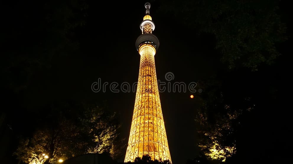 Tokyo Skytree Tower, Tokyo, Japan. the Tallest Structure in Japan ...