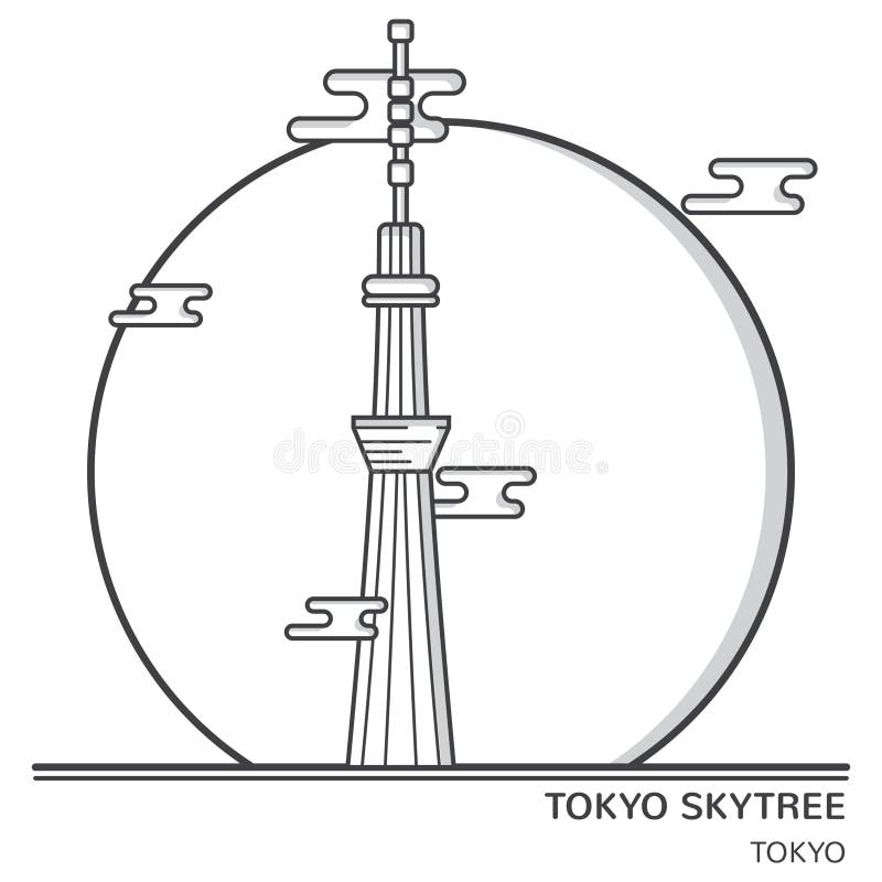 Skytree Tokyo Stock Illustrations – 174 Skytree Tokyo Stock ...