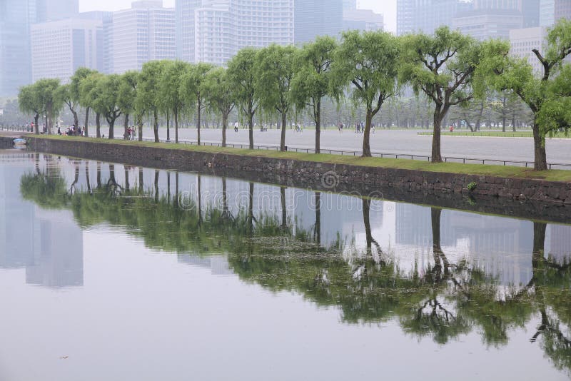 Tokyo smog stock image. Image of trees, urban, skyscraper - 26390321