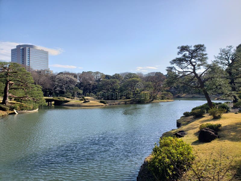 Rikugien Gardens Tokyo Japan Stock Photo - Image of japan, travel ...