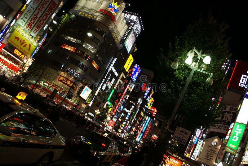 Tokyo Streets, Japan at Night. Editorial Photo - Image of signs, asia ...