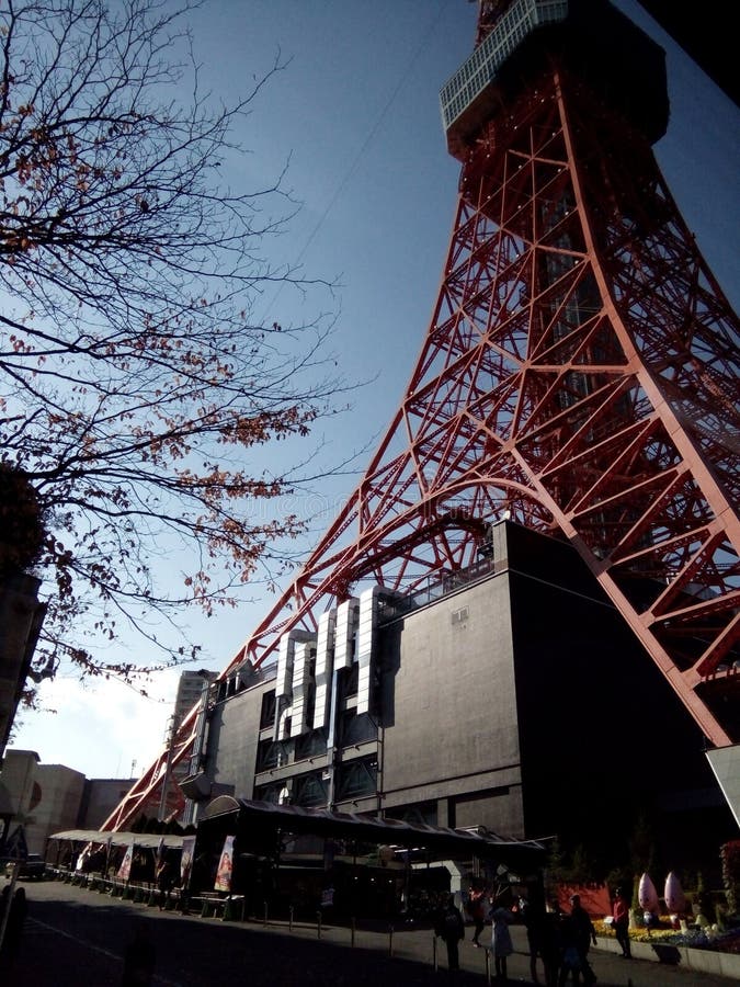 Tokyo Tower Ambiance editorial stock photo. Image of color - 239983608