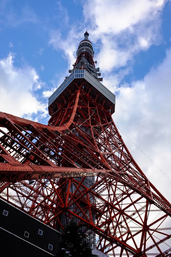Tokyo Tower Base View stock image. Image of culture, crowded - 35271885
