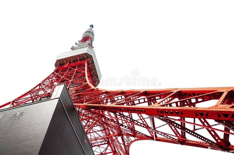 Tokyo Tower from the Bottom Stock Photo - Image of blue, japan: 55427798
