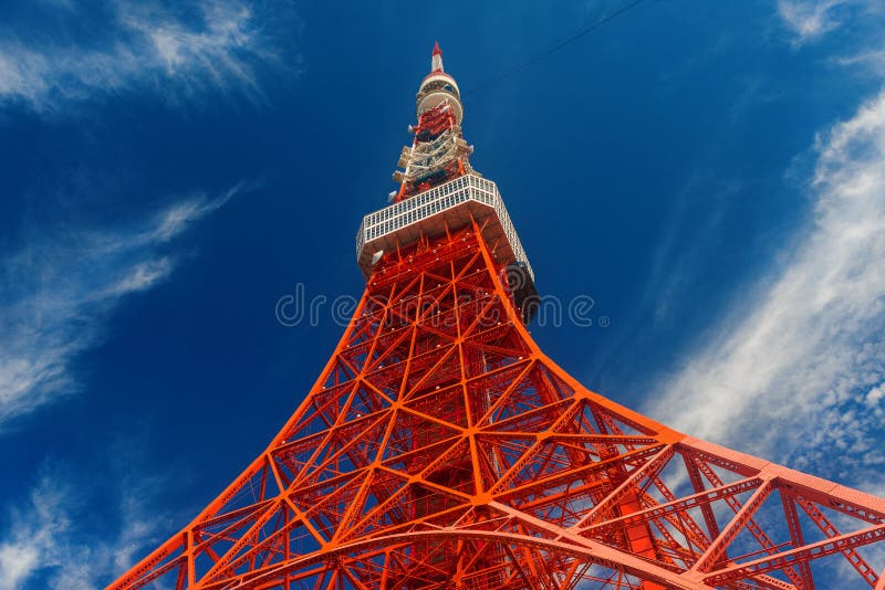Tokyo Tower with Road Signs Editorial Photo - Image of iconic, landmark ...