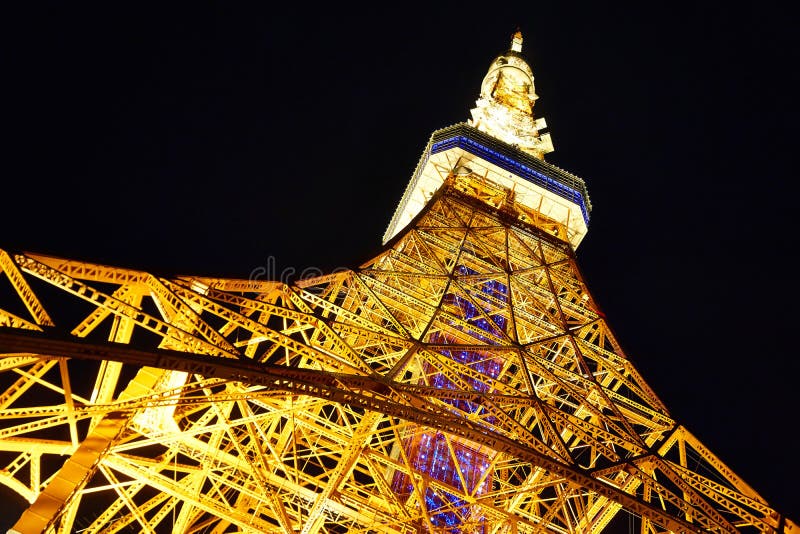 Tokyo tower editorial photo. Image of summer, orange - 73495511