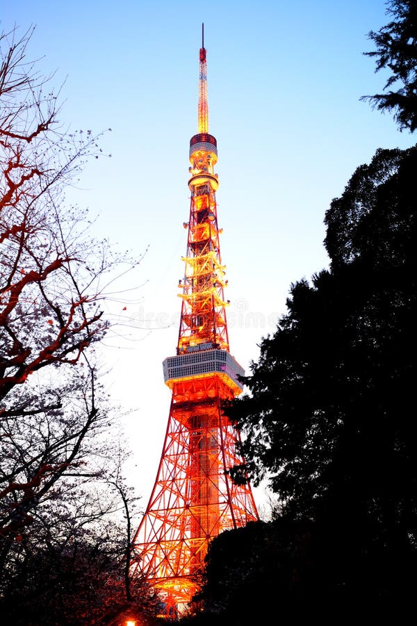Tokyo Tower, Tokyo, Japan editorial image. Image of administration ...