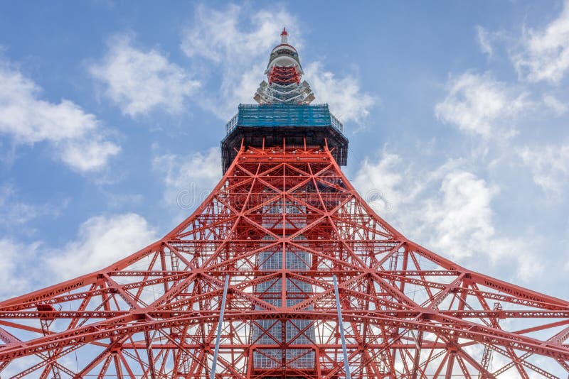Tokyo Tower in Tokyo stock photo. Image of japan, tokyo - 204954030
