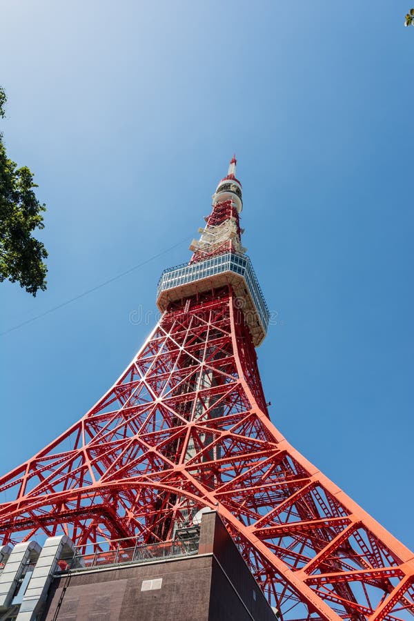 The Tokyo Tower, Tokyo, Japan Editorial Stock Photo - Image of tall ...