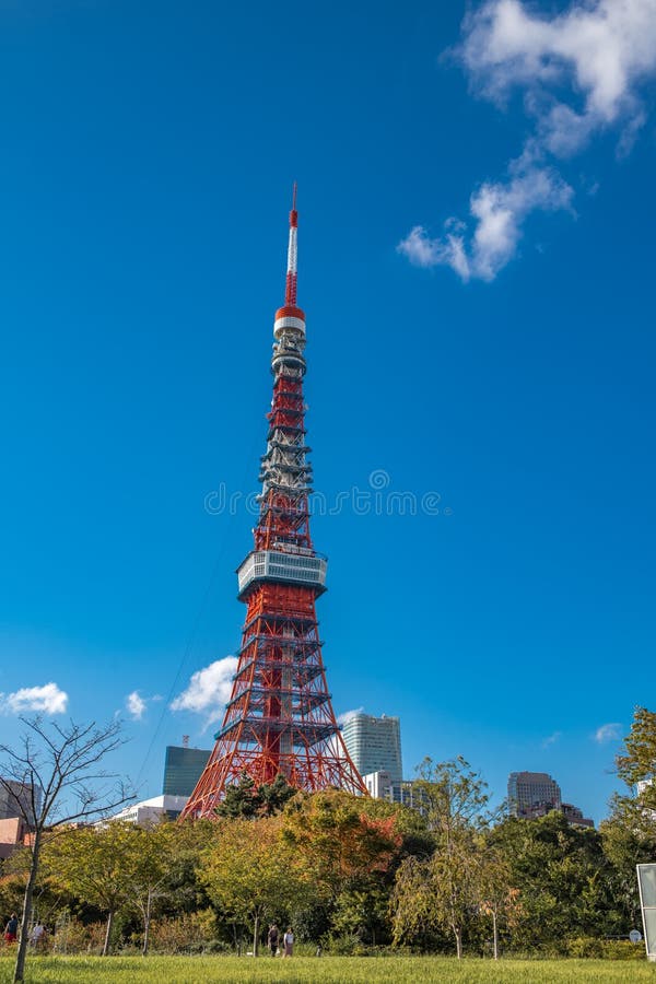 Tokyo Tower in Japan editorial photography. Image of communication ...