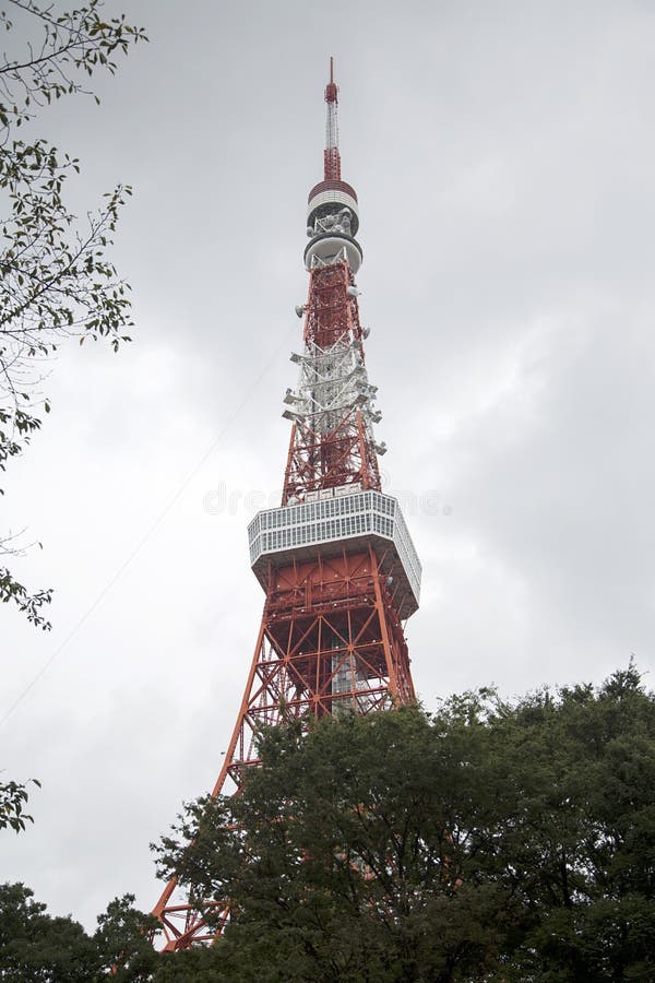 Tokyo Tower in Japan stock image. Image of place, asia - 82488911