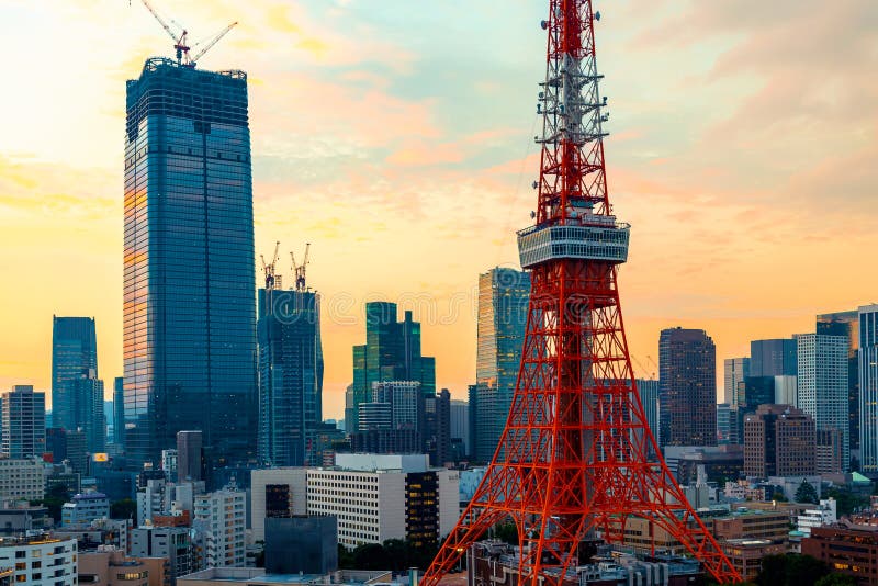 Tokyo Tower, in Minato, Tokyo, Japan Editorial Photography - Image of ...