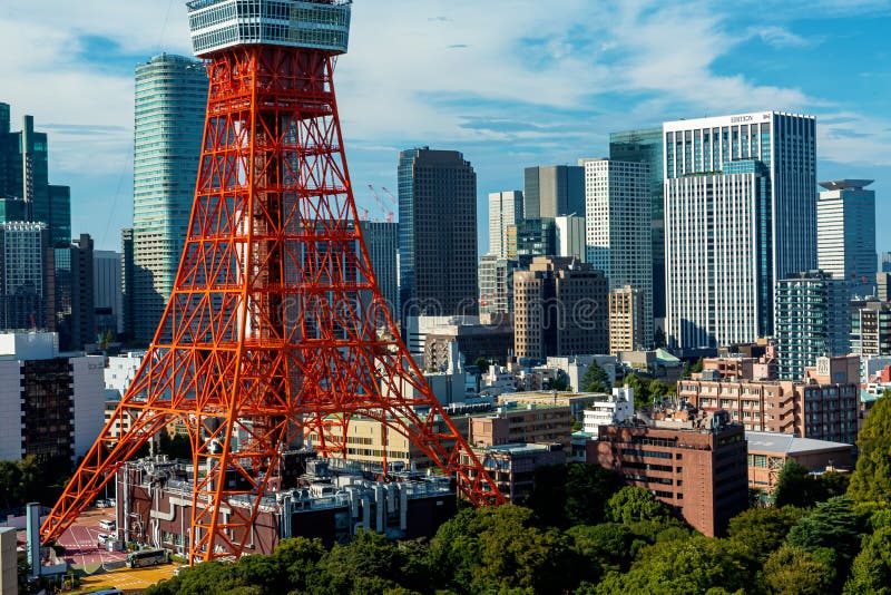 Tokyo Tower, in Minato, Tokyo, Japan Editorial Photo - Image of modern ...