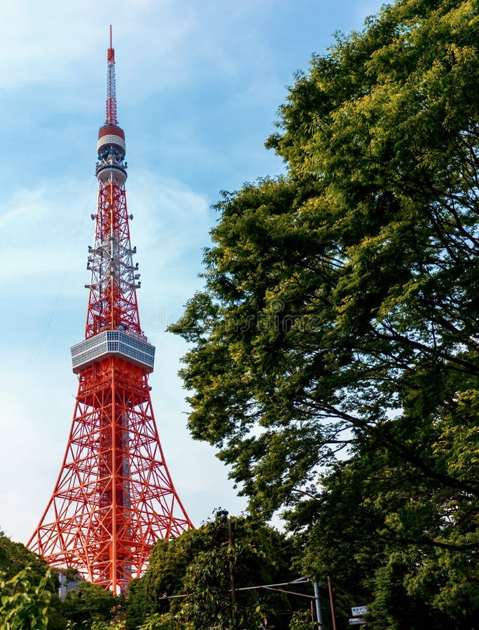Tokyo Tower in Minato, Tokyo, Japan Stock Image - Image of buildings ...