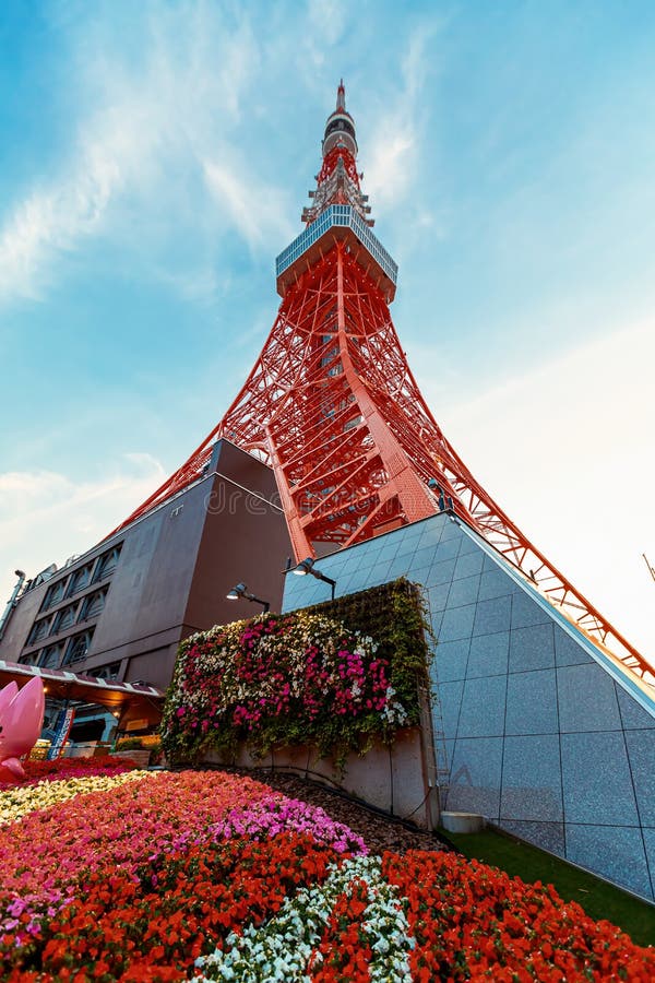 Tokyo Tower in Minato, Tokyo, Japan Stock Image - Image of skyscraper ...