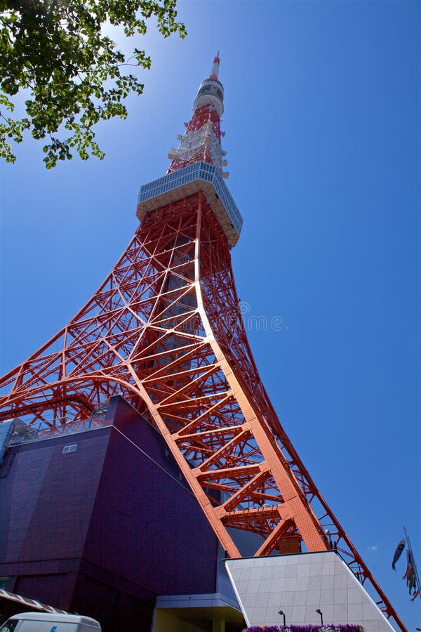 Tokyo tower stock image. Image of tokyo, metal, city - 78567243