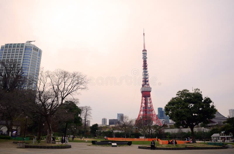 Tokyo Tower, Tokyo, Japan editorial image. Image of nihon - 90530105