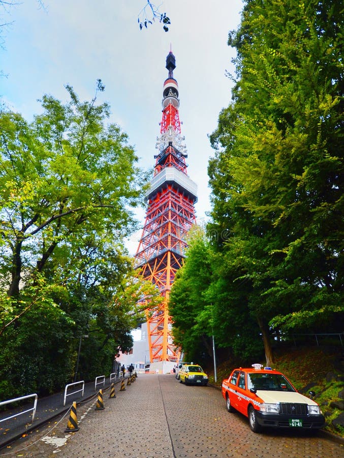 Tokyo tower at Tokyo japan editorial photography. Image of pointview ...