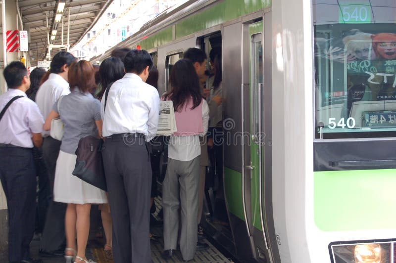 Tokyo Train Station Underpass Crowds Editorial Stock Photo - Image of ...