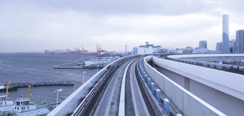 Tokyo urban railway, Japan stock image. Image of railway - 68315701