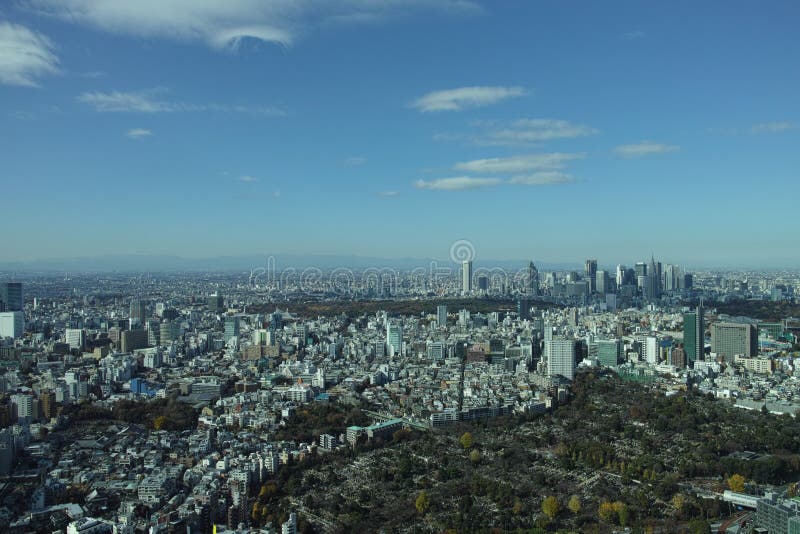 Tokyo view stock image. Image of japanese, cloudy, busy - 38504225