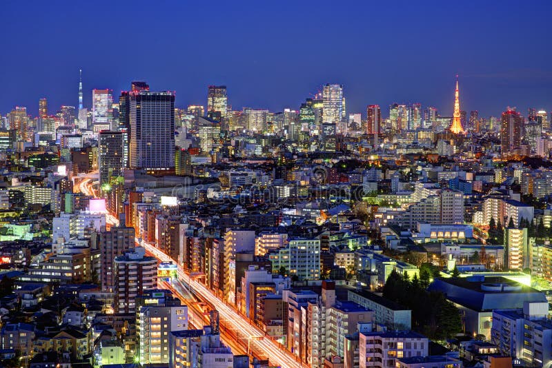 Ebisu, Tokyo Cityscape stock image. Image of view, landmark - 32933939