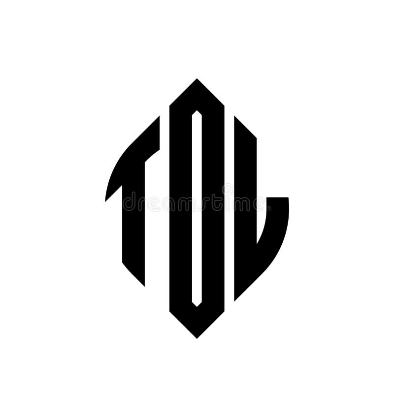TOL Circle Letter Logo Design with Circle and Ellipse Shape. TOL ...
