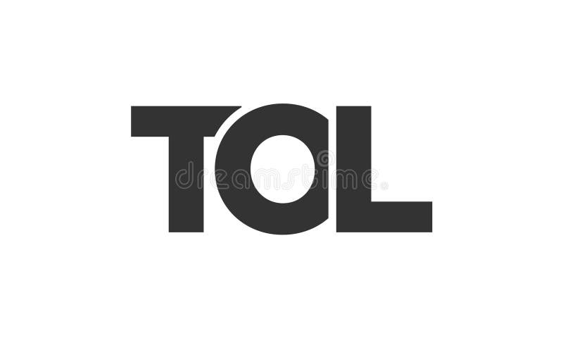 TOL Logo Design Template with Strong and Modern Bold Text. Initial ...