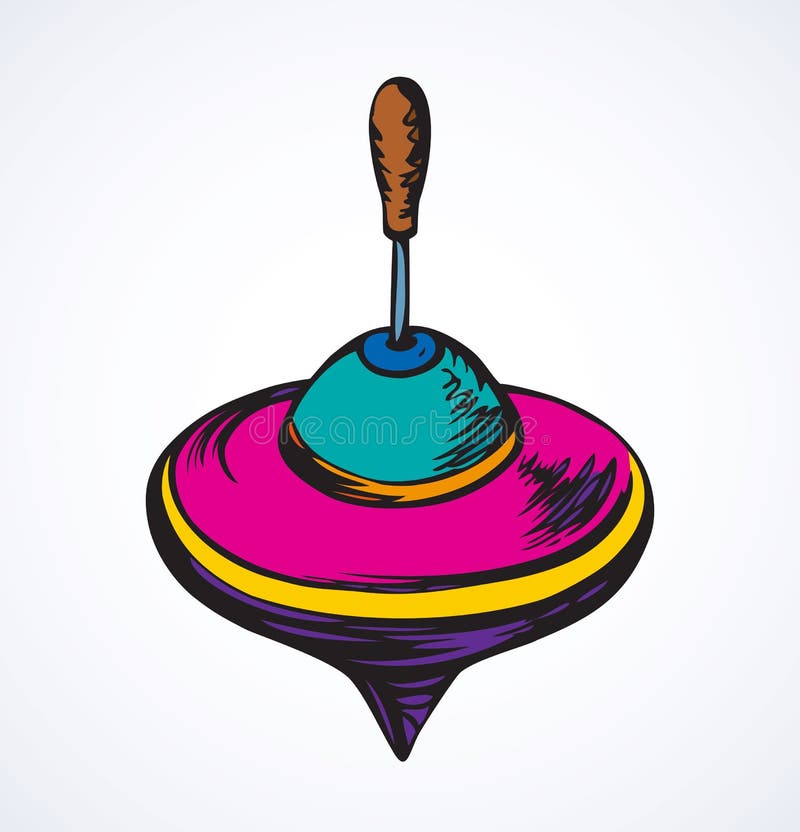 Tol Vector tekening vector illustratie. Illustration of draaien - 136609270