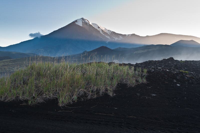 Tolbachik volcano. stock photo. Image of extreme, mountaineering - 28334166