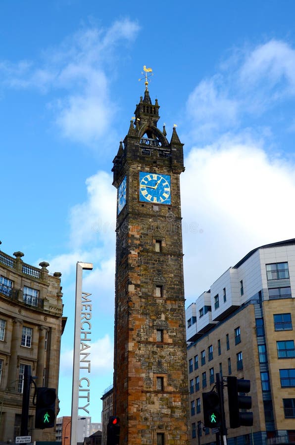 Tolbooth steeple, Glasgow editorial photo. Image of steeple - 107190936