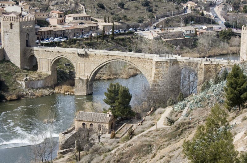 Toledo Bridge stock image. Image of landscape, europe - 24507289