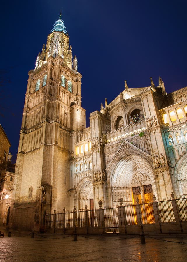 Toledo - Cathedral Primada Santa Maria De Toledo Stock Photo - Image of ...