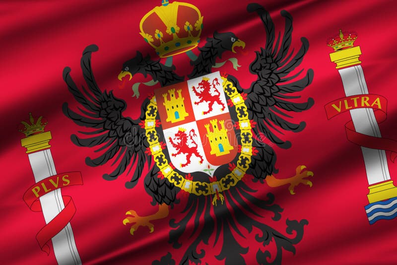Toledo 3D Waving Flag Illustration. Stock Illustration - Illustration ...