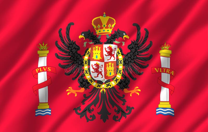 Toledo Realistic Flag Illustration. Stock Illustration - Illustration ...