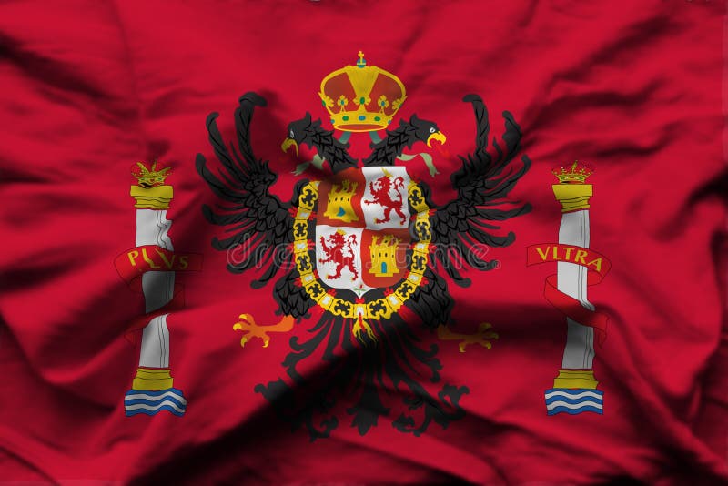 Toledo Realistic Flag Illustration. Stock Illustration - Illustration ...