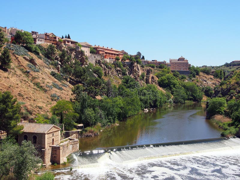 Toledo, River Targus stock photo. Image of steel, targus - 44311328