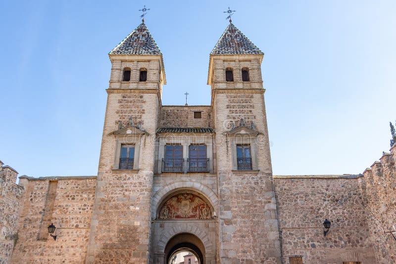 Toledo S Gate or Puerta De Bisagra Nueva is a Monument in Toledo, Spain ...