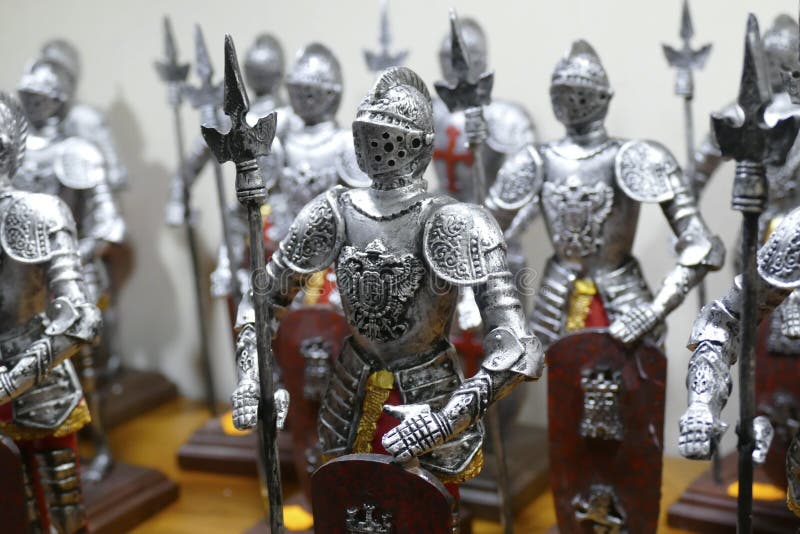 Crusader Knights in White Tunic Editorial Photography - Image of steel ...