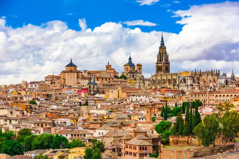 Toledo Spain Skyline stock photo. Image of place, iberia - 82712148