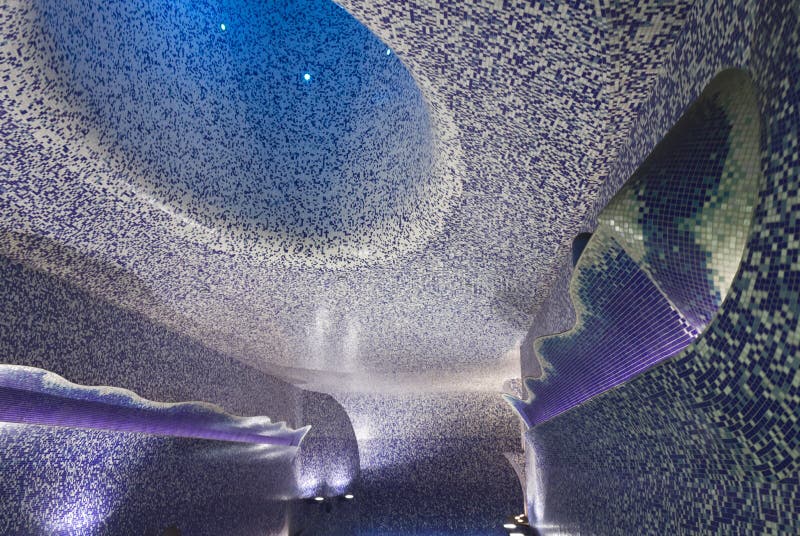 Toledo Station Mosaic Art Work Fotografia Editoriale - Immagine di ...