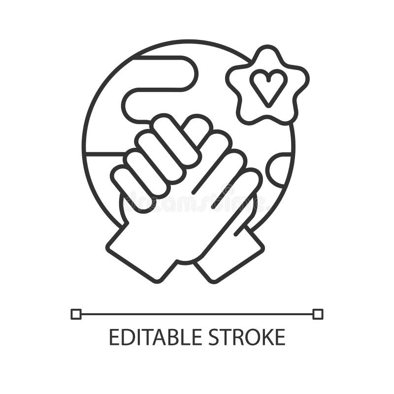 Tolerance linear icon stock vector. Illustration of line - 193303319