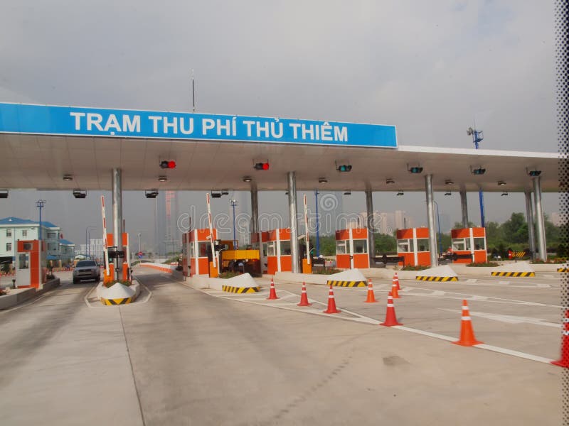 Toll gate in Croatia stock image. Image of payment, motorway - 20190099