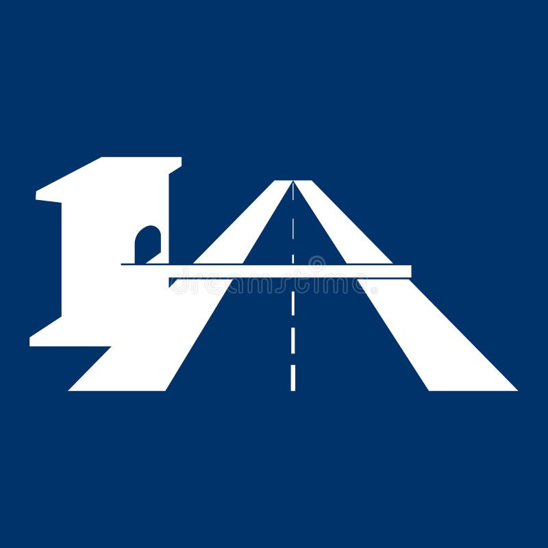 Toll gate icon stock vector. Illustration of sign, vehicle - 220304738