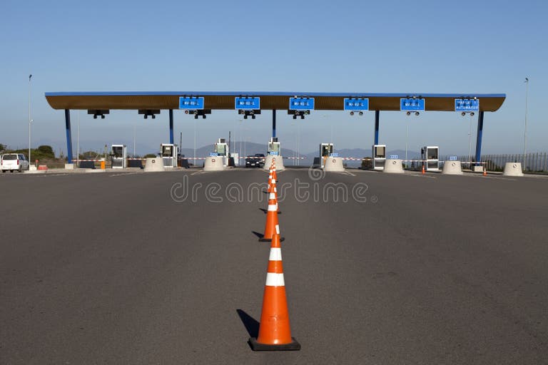 Toll road checkpoint stock photo. Image of toll, open - 10534910