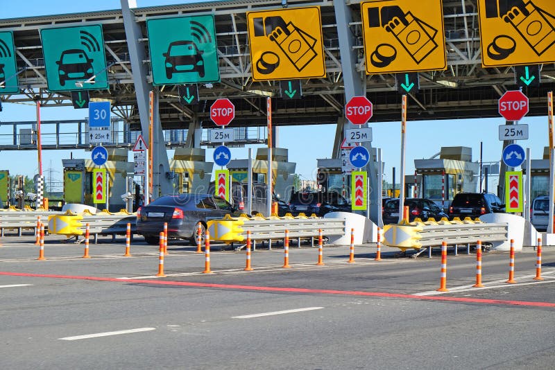 The toll road stock image. Image of toll, boundary, gate - 94672499
