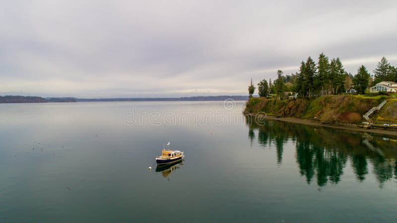 Tolmie State Park in Olympia, Washington Stock Photo - Image of puget ...