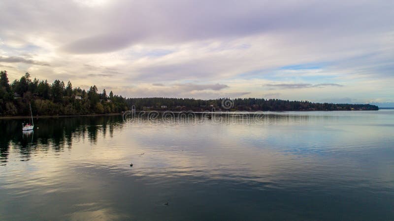Tolmie State Park in Olympia, Washington Stock Image - Image of state ...