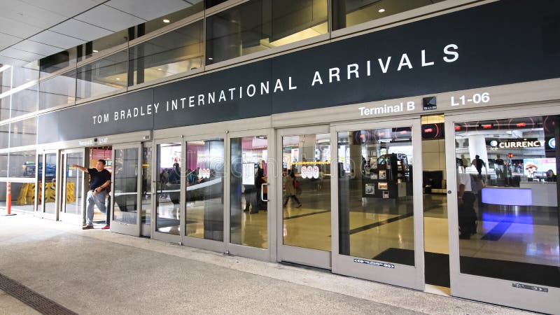 Tom Bradley International Terminal TBIT Imagem Editorial - Imagem de ...
